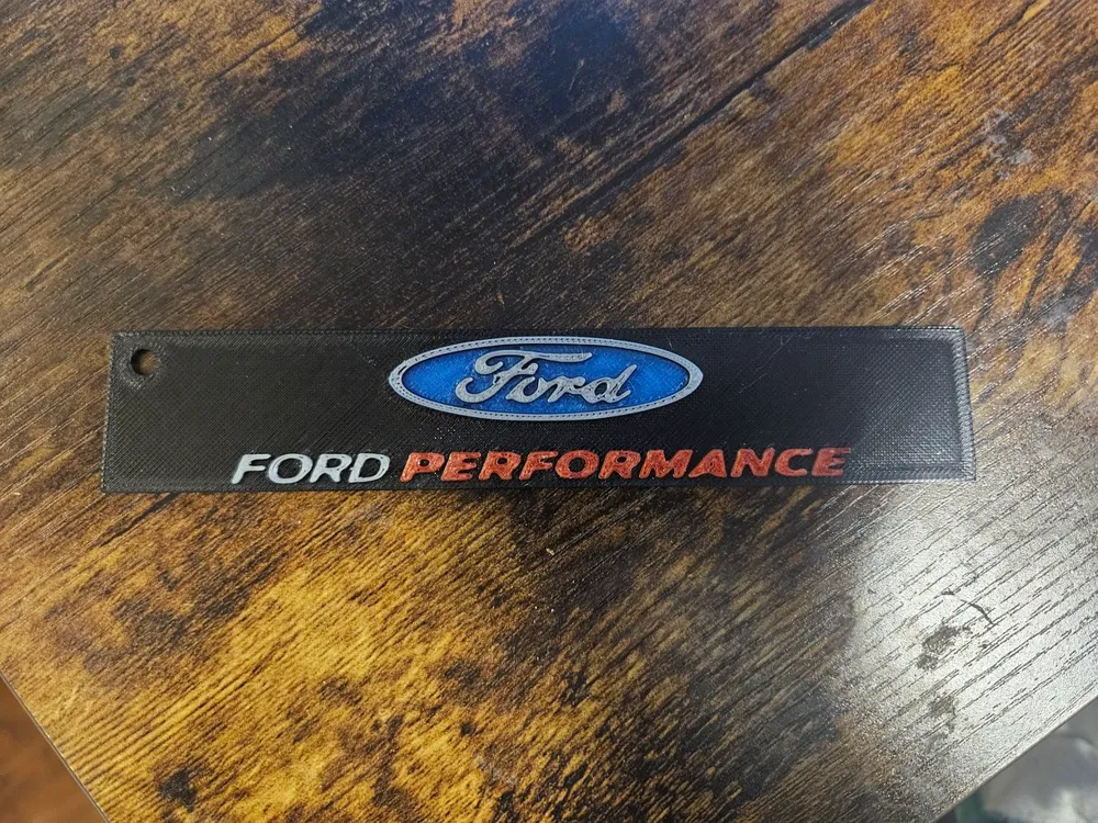 ford performance keychain by clpontius - MakerWorld