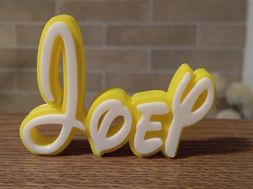 Joey Disney Name Sign Decorated Room child 3d text by Fabbiotto ...