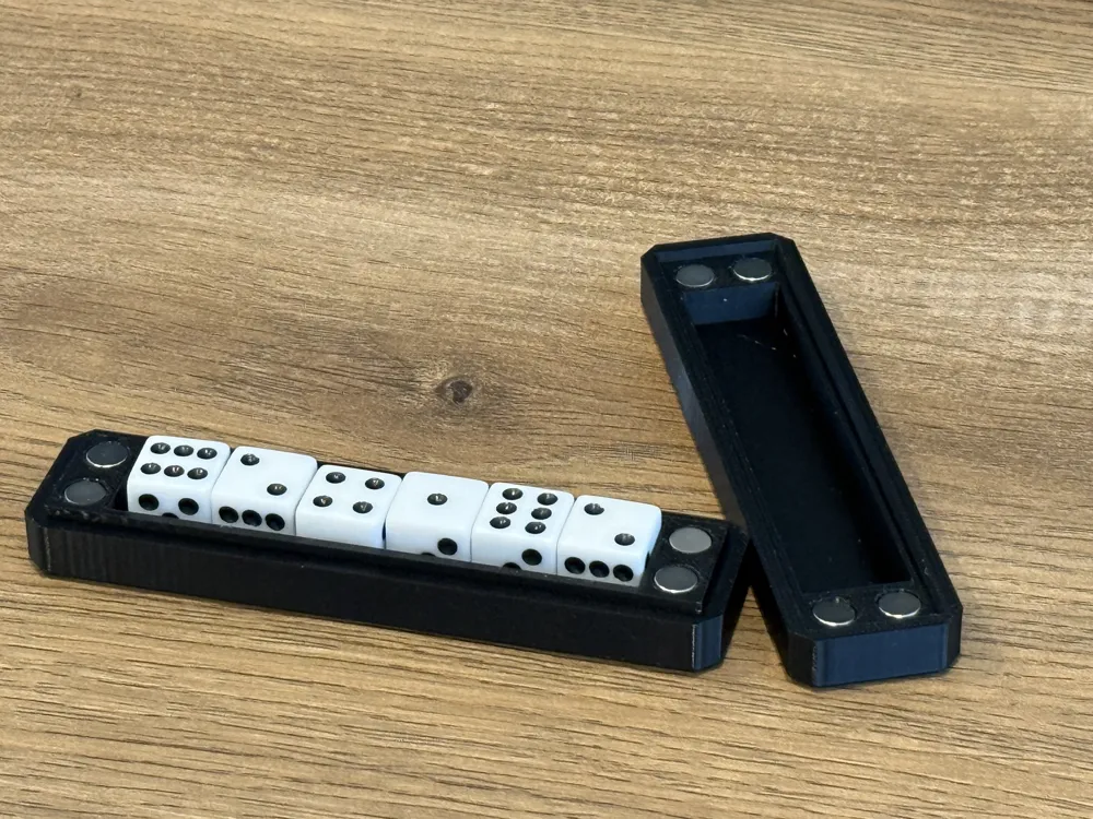 Magnetic Dice Box - Free 3D Print Model - MakerWorld