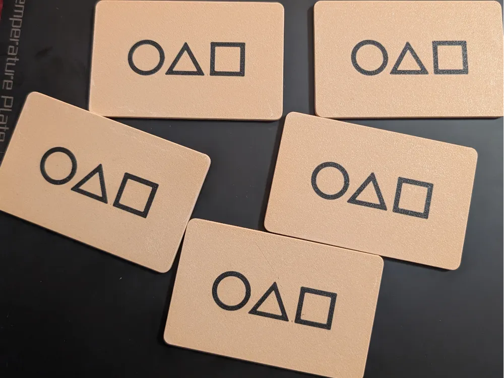 Squid Game NFC Cards by 3DMerchandMore - MakerWorld