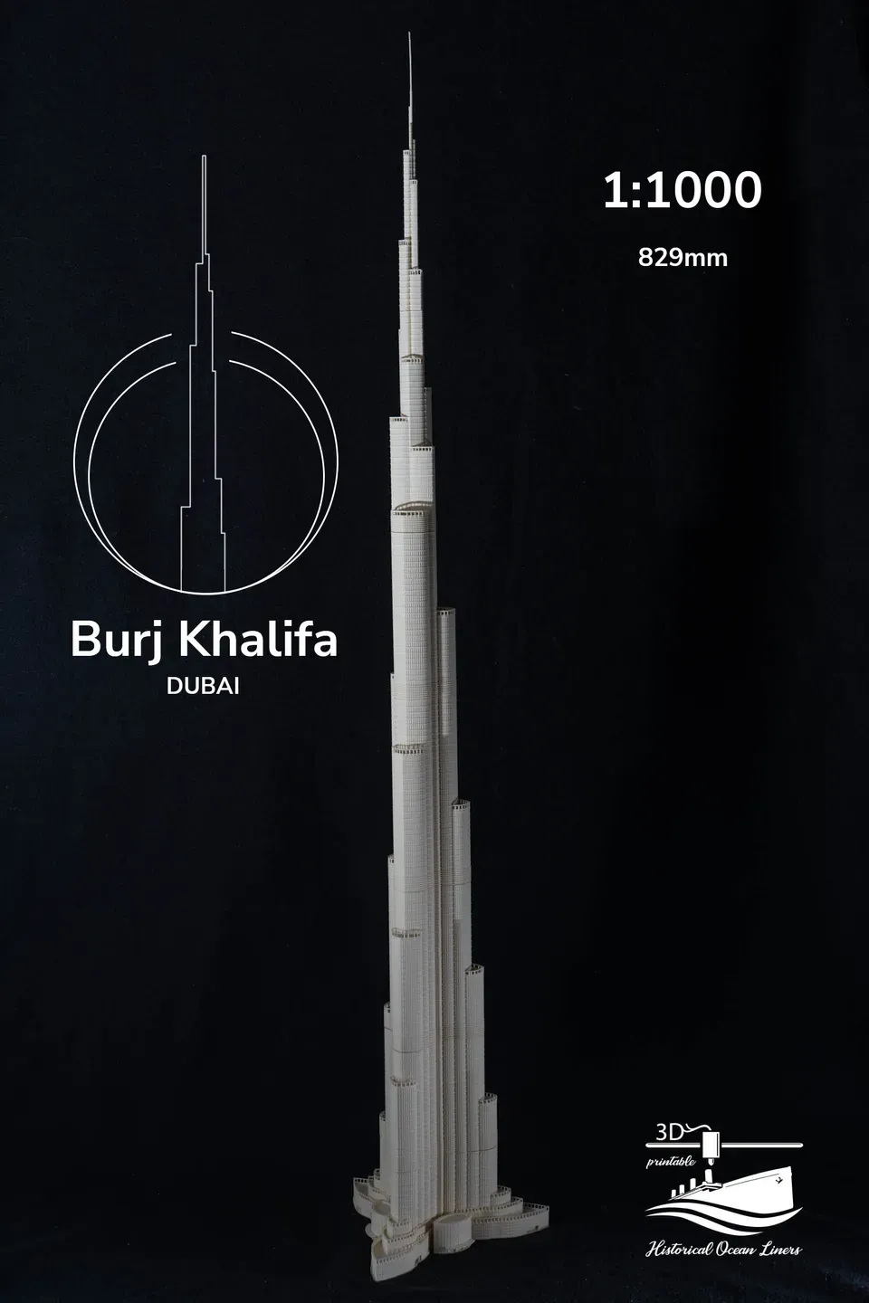 Burj Khalifa by vandragon_de - MakerWorld