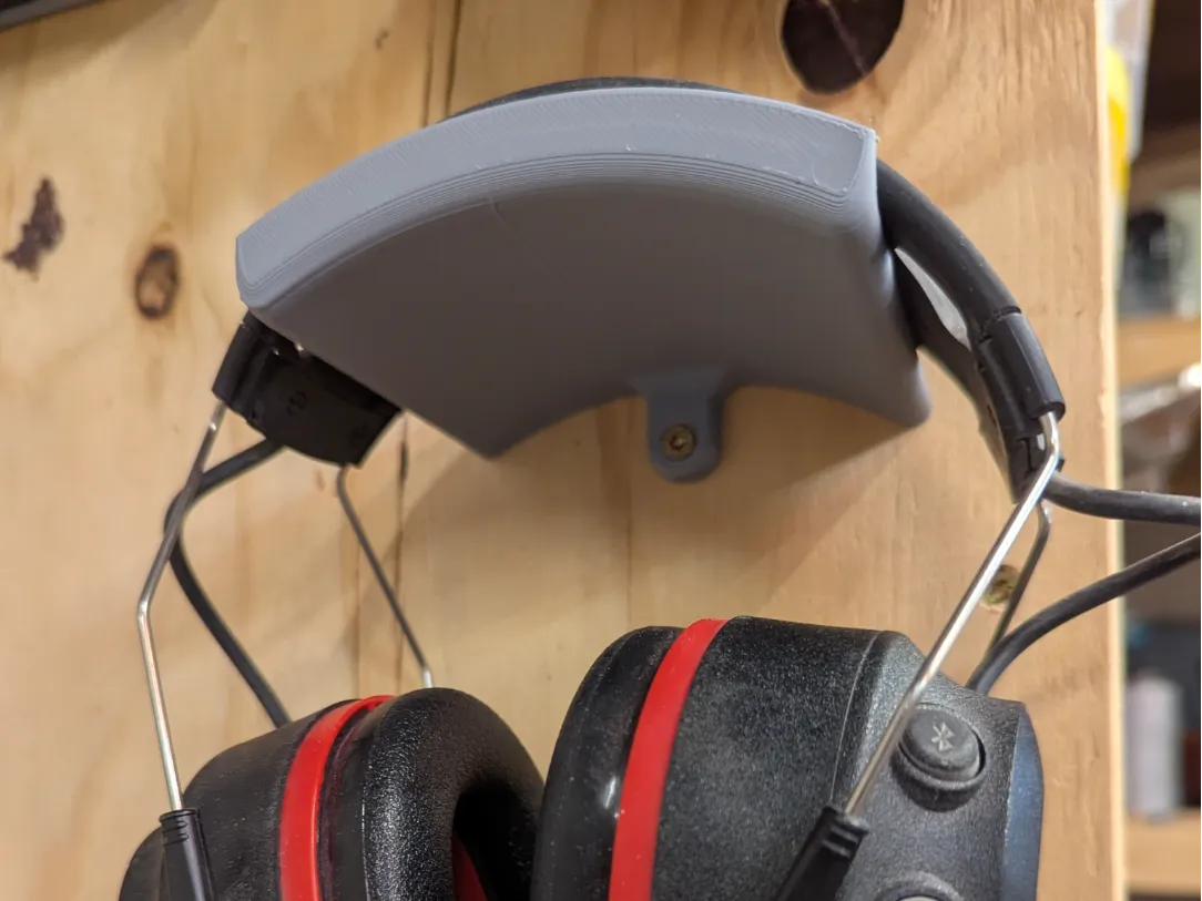 Earmuff Hanger Remixed by Dan MakerWorld: Download Free 3D Models