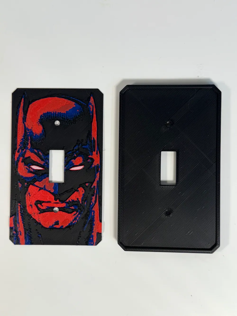 Batman Light Switch Cover Plate Hueforge by Layered Visions - MakerWorld