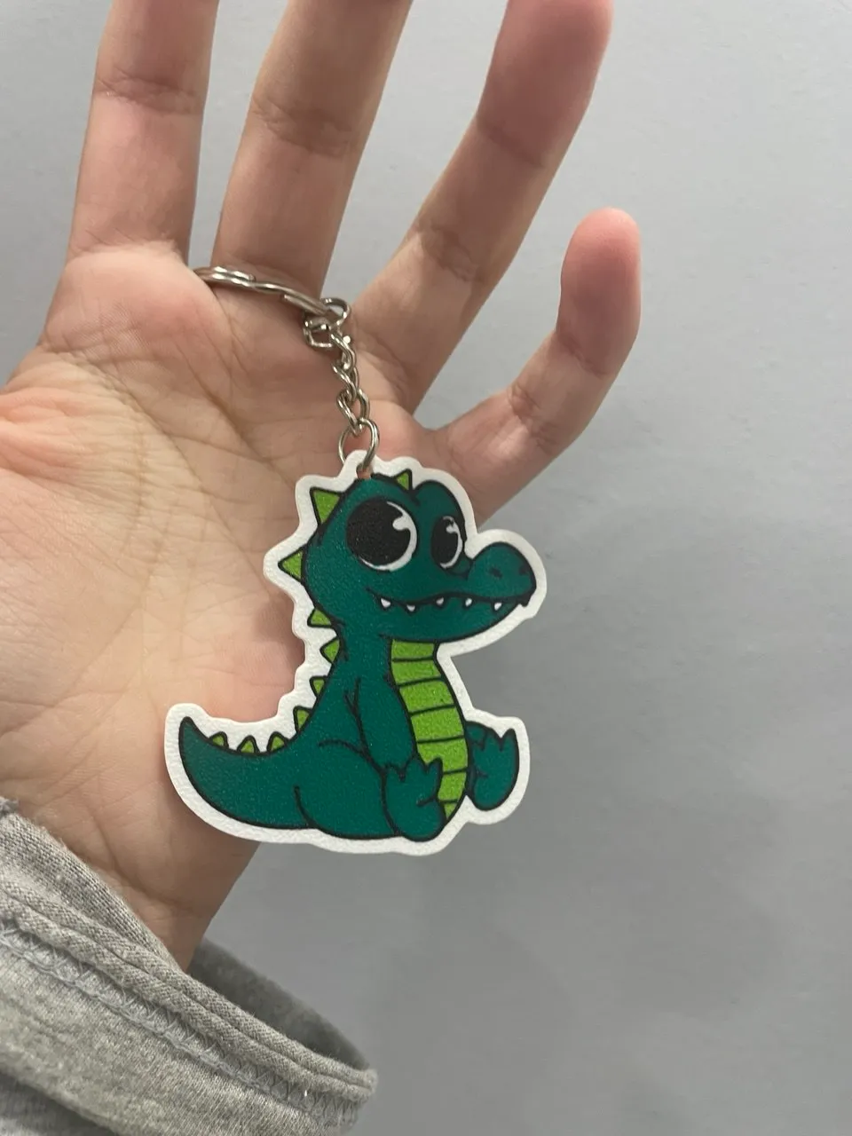 Keychain alligator - Free 3D Print Model - MakerWorld