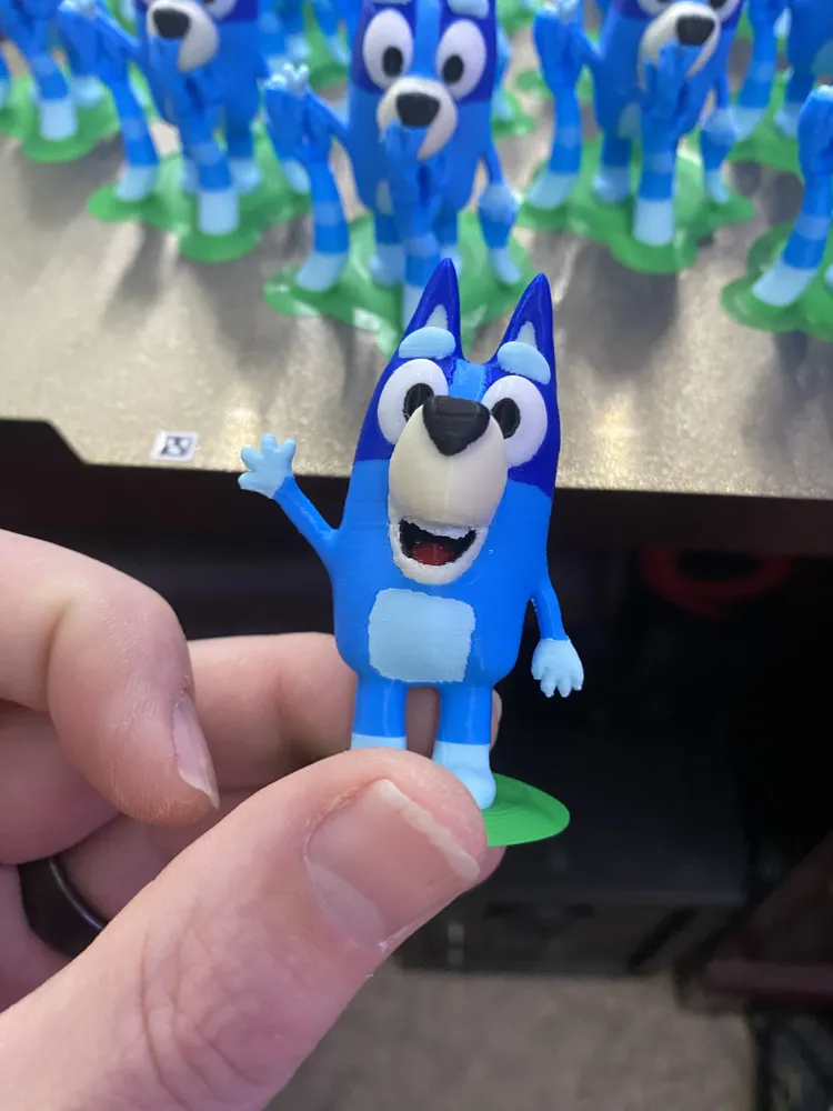 Colorized Bluey Figure Remixed by Grimtoc - MakerWorld
