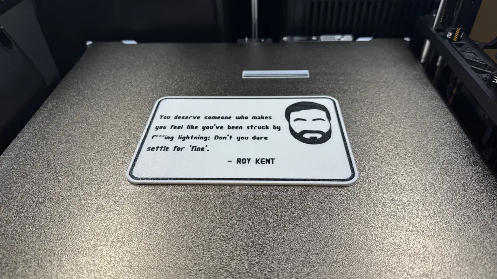 Don't settle for fine quote - Roy Kent Ted Lasso - Free 3D Print Model ...