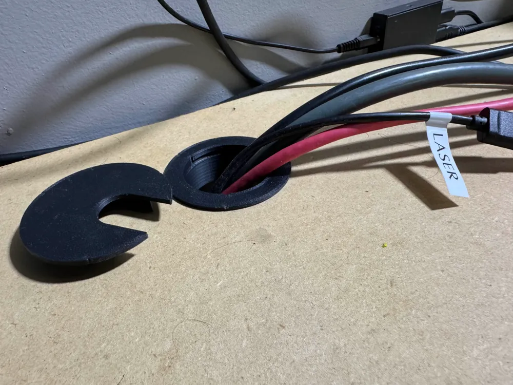 Locking Desk Grommet by Element18592 - MakerWorld
