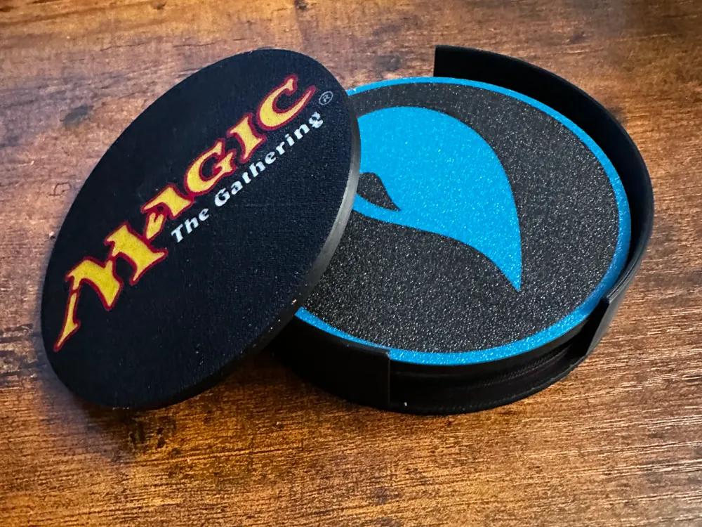 Magic the Gathering Coaster Set - Free 3D Print Model - MakerWorld