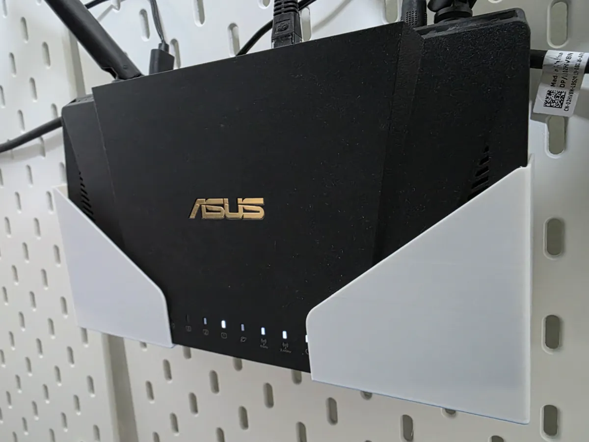 Asus RT-AX56U router mount for Skadis Remixed by user_17351095 ...