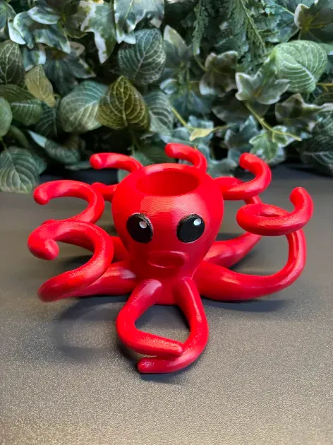 Octopus toothbrush holder by Nine - MakerWorld