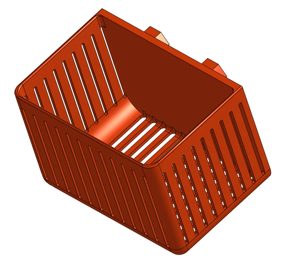HSW Large Tray / Basket (Honeycomb Storage Wall) Remixed by c4444 ...