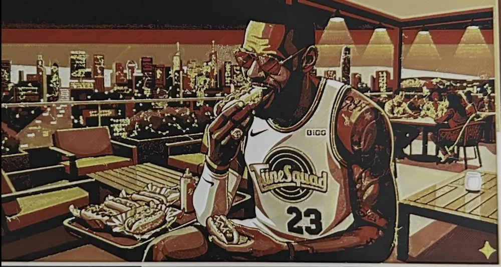 lebron and his hotdogs - Free 3D Print Model - MakerWorld