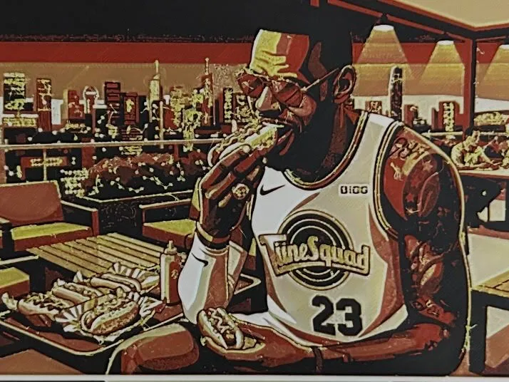 lebron and his hotdogs - Free 3D Print Model - MakerWorld
