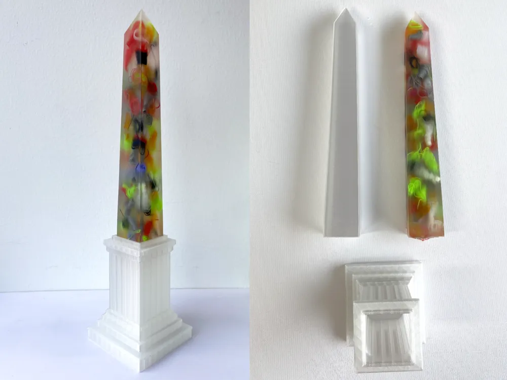 方尖碑(可滴胶) Obelisk(Resin Art) by Mesher - MakerWorld