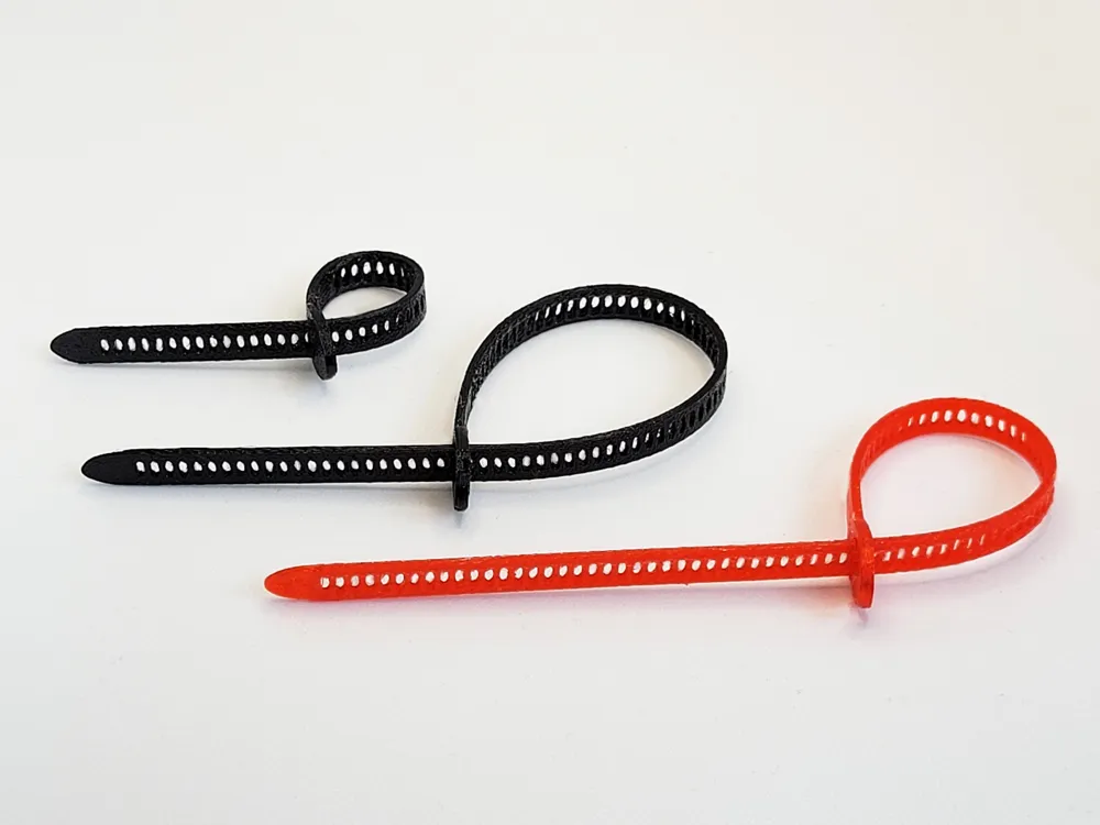 Zip Tie (reusable) TPU - smallest Edition - Free 3D Print Model ...
