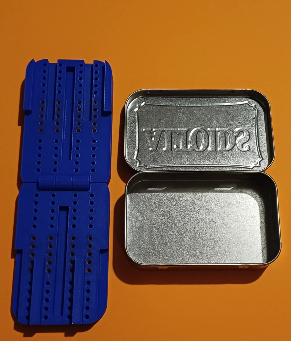 Altoids - Folding Cribbage Board (Print In Place) - Free 3D Print Model ...