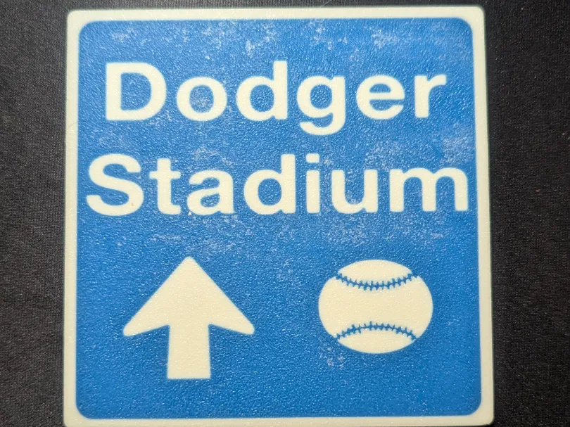 Dodger Stadium This Way Sign by Euclid Do It MakerWorld: Download Free ...