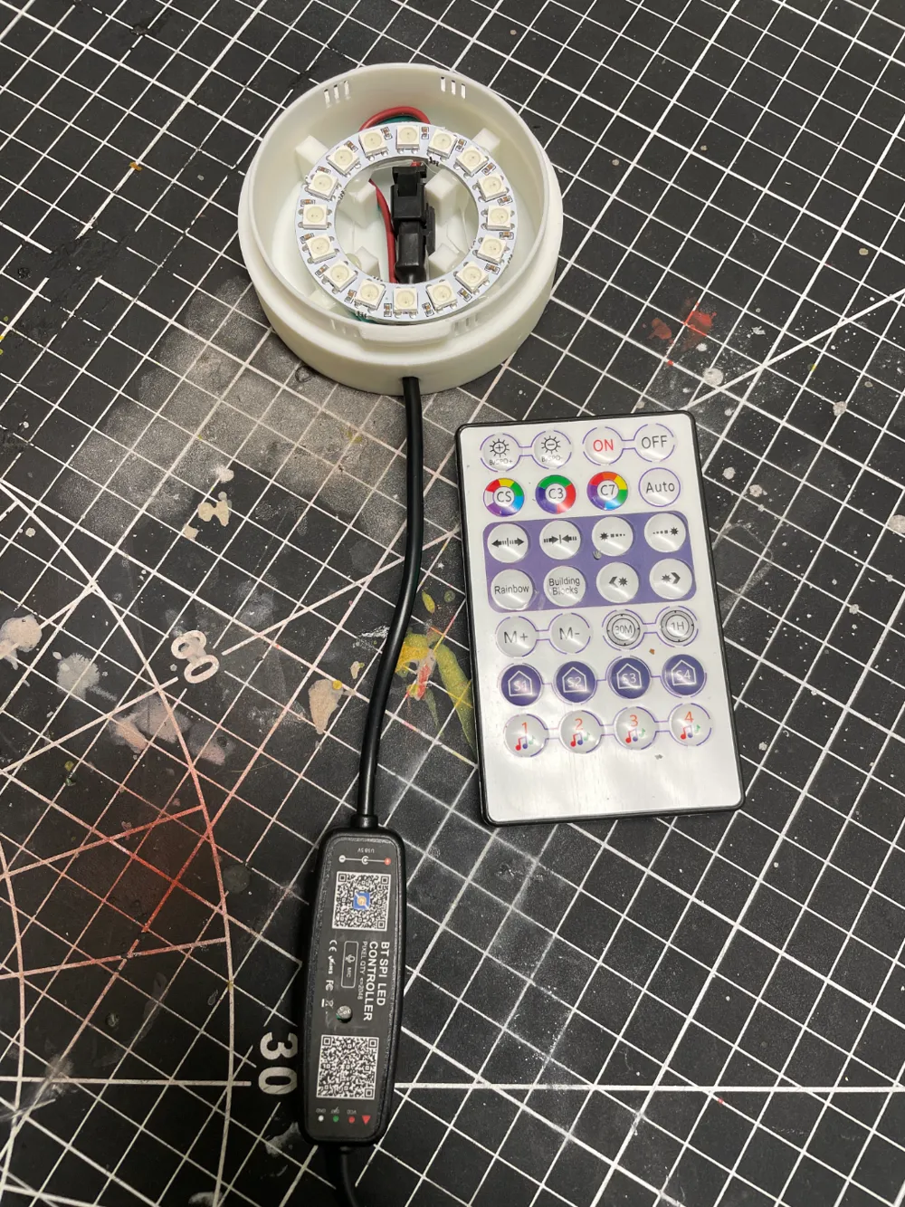 LED Lamp Kit 001 - DIY LED Ring Base by NaiSnikda - MakerWorld