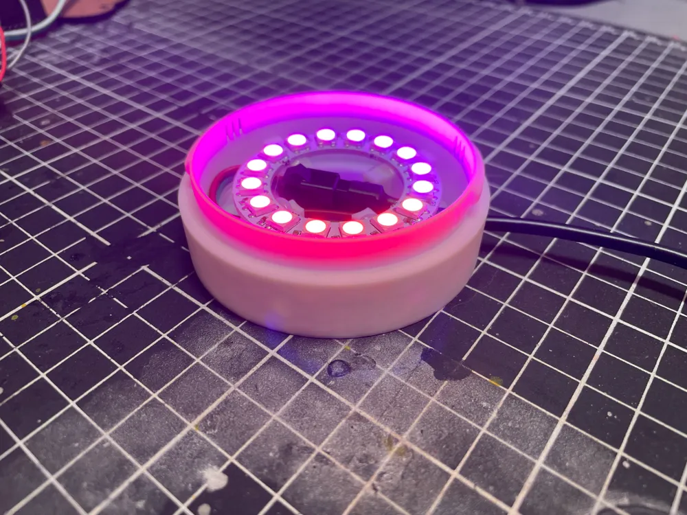 LED Lamp Kit 001 - DIY LED Ring Base - Free 3D Print Model - MakerWorld