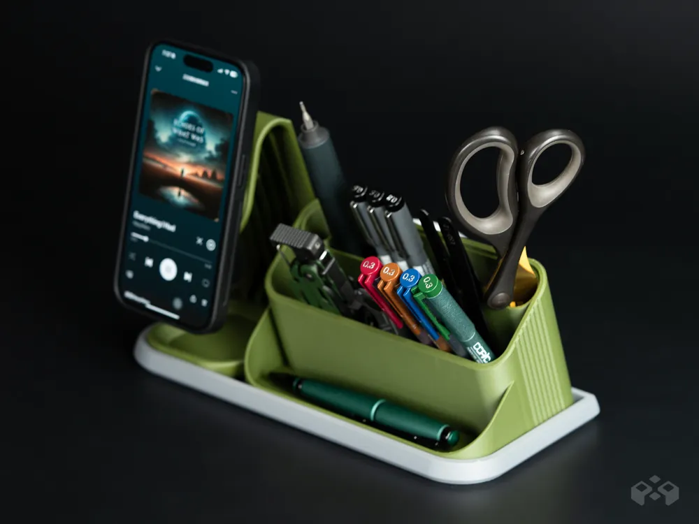 Modular Desk Organizer System|MagSafe Phone Stand - Free 3D Print Model ...