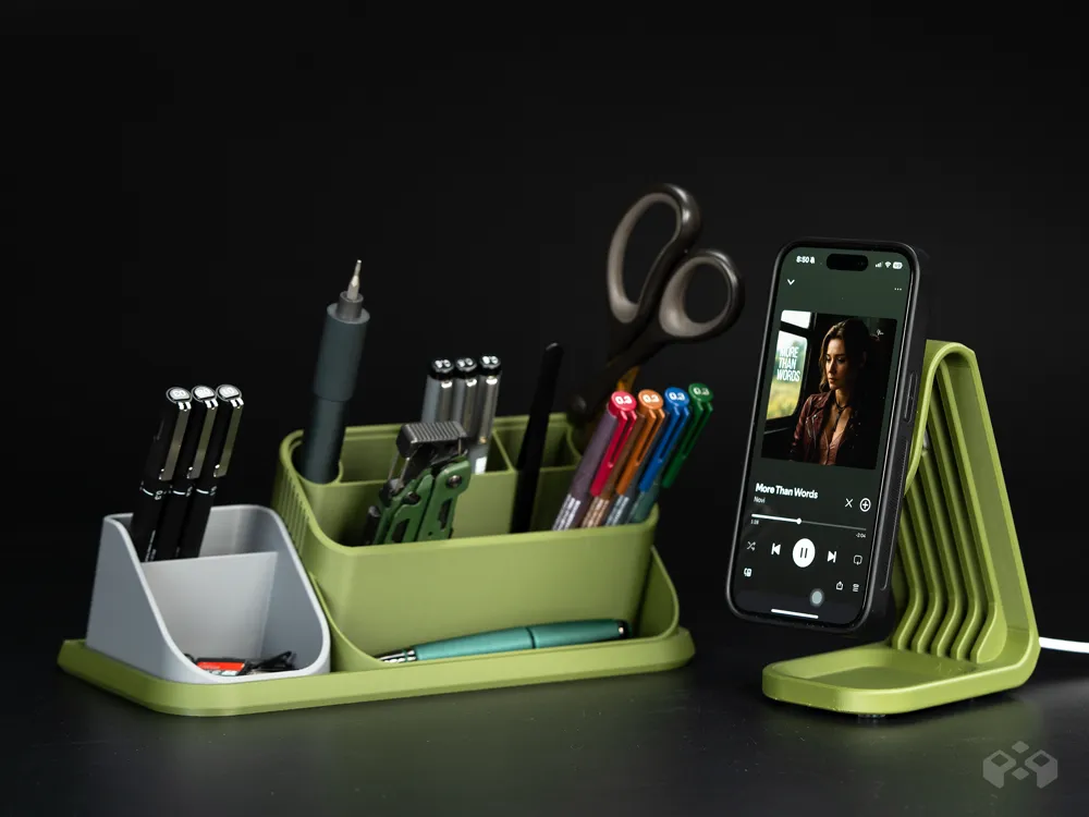 Modular Desk Organizer System|MagSafe Phone Stand - Free 3D Print Model ...