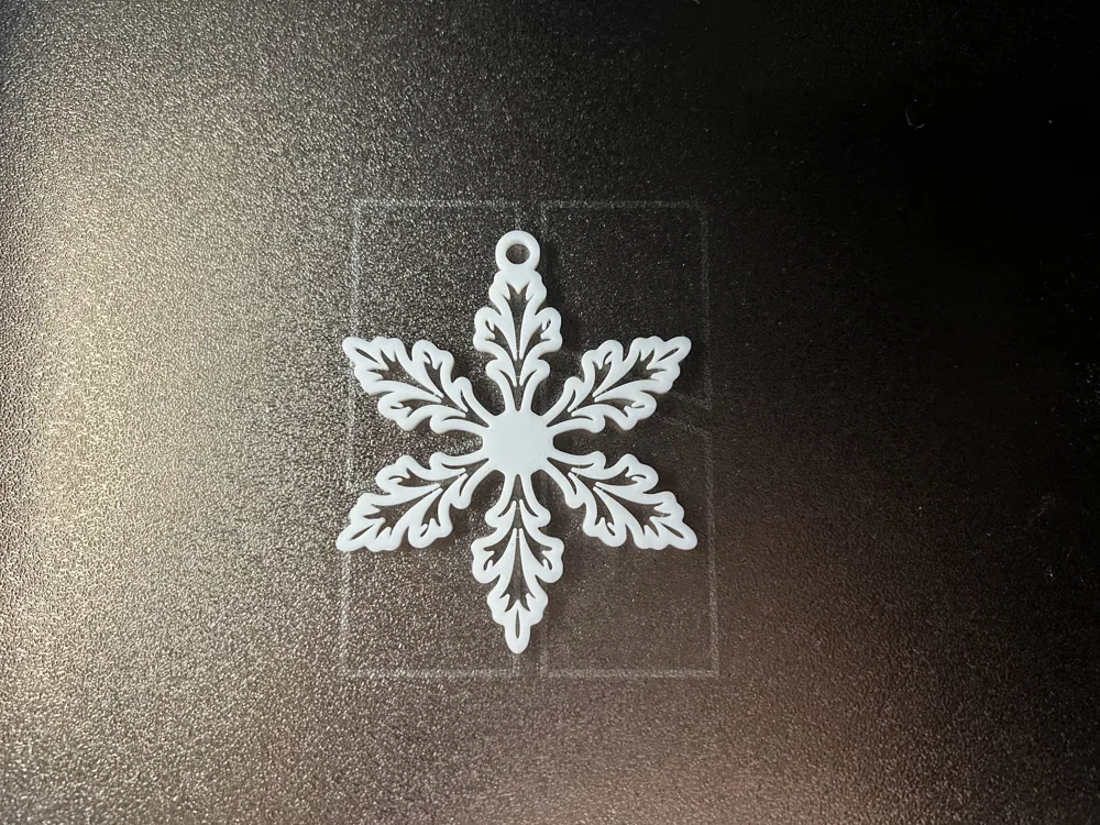 snow flake - Free 3D Print Model - MakerWorld
