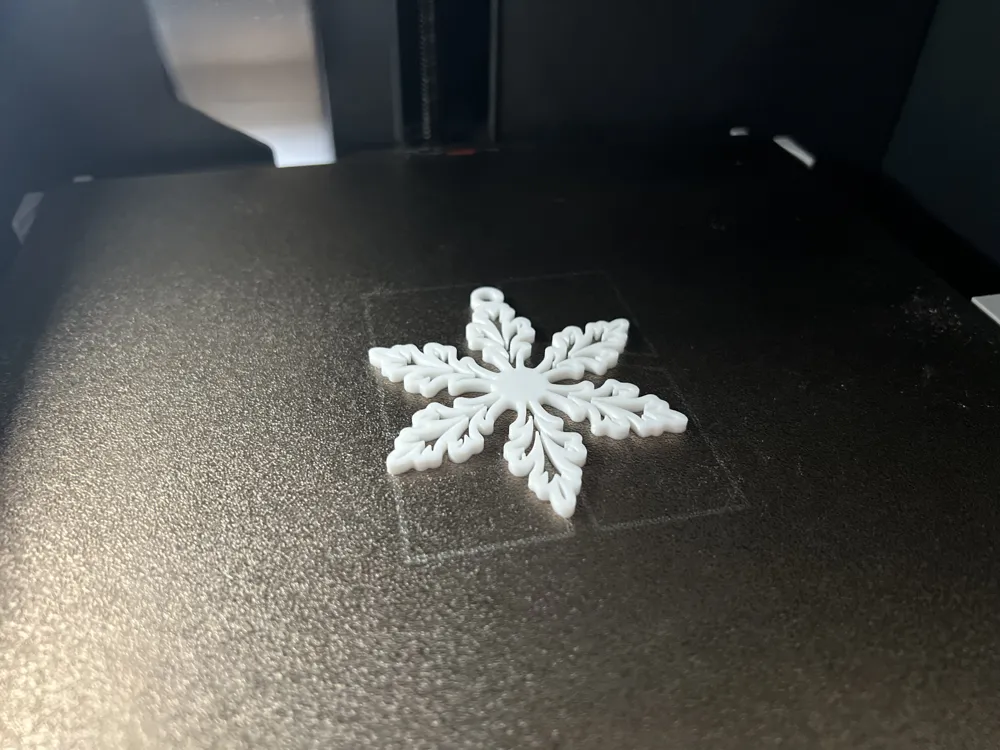 snow flake - Free 3D Print Model - MakerWorld