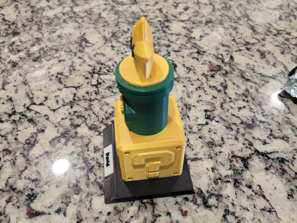 Mario Trophy 2nd place by t1g3r4l1f3 MakerWorld: Download Free 3D Models