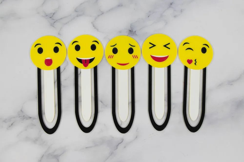 Emoji Bookmark Set by Vogel3DCrafts - MakerWorld