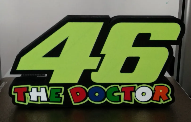 Valentino Rossi VR46 The Doctor Logo by nf_print_3d - MakerWorld