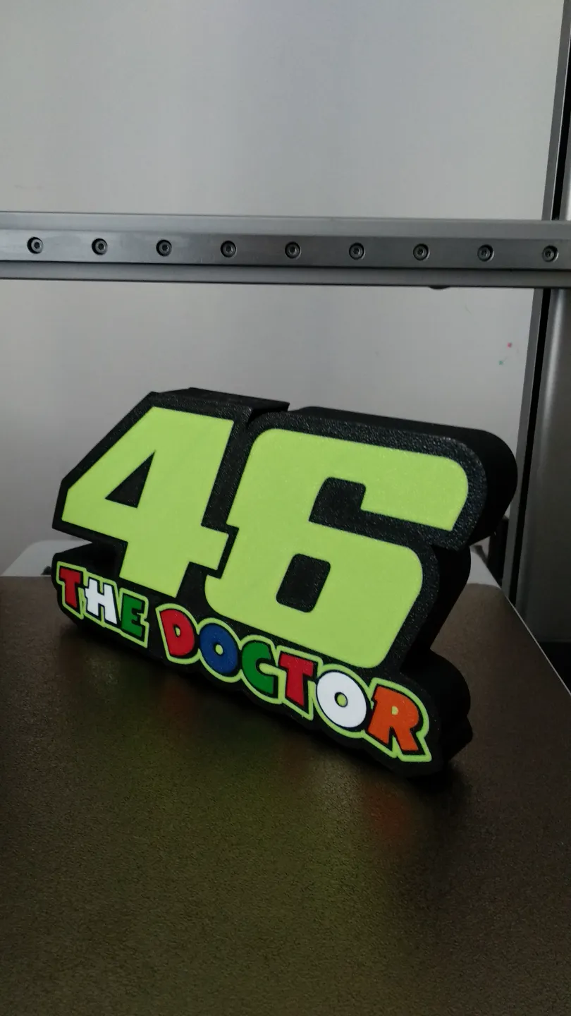Valentino Rossi VR46 The Doctor Logo by nf_print_3d - MakerWorld