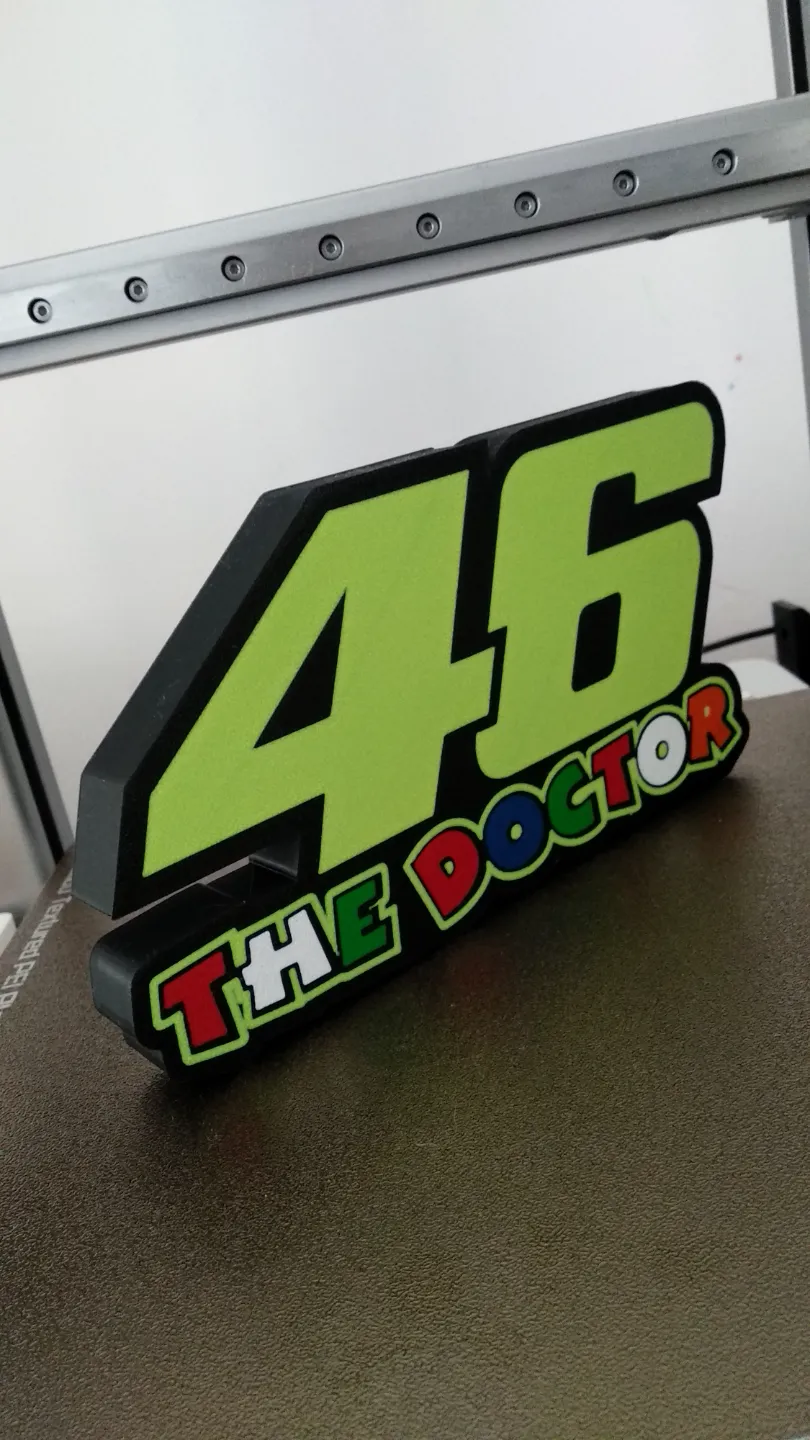 Valentino Rossi VR46 The Doctor Logo by nf_print_3d - MakerWorld