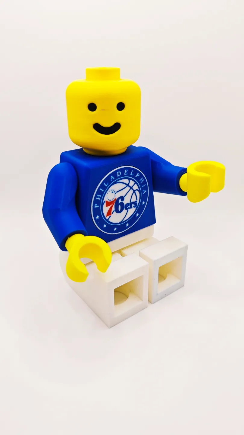 NBA Brick Man - Philadelphia 76ers (500%) by P78 MakerWorld: Download ...