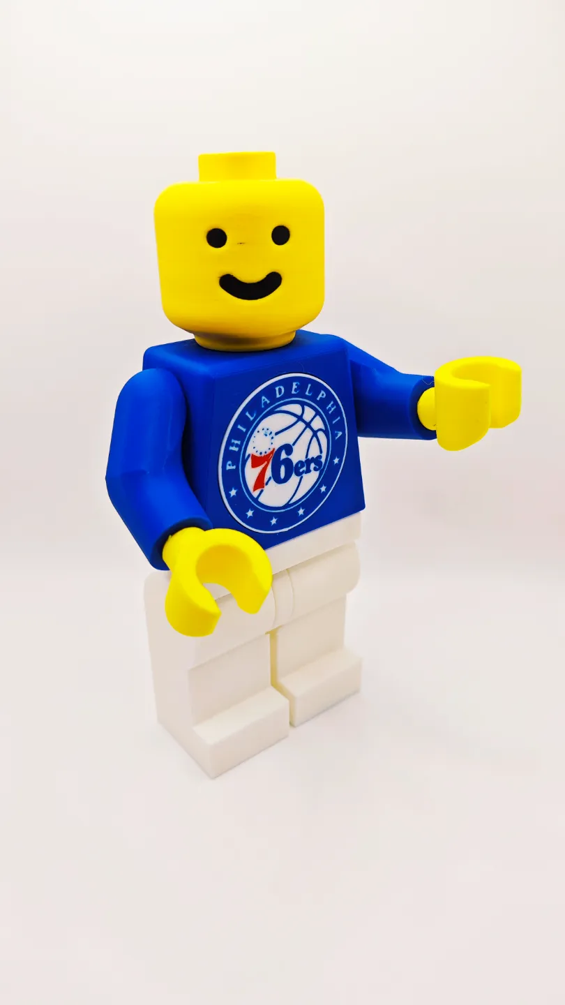 NBA Brick Man - Philadelphia 76ers (500%) by P78 MakerWorld: Download ...