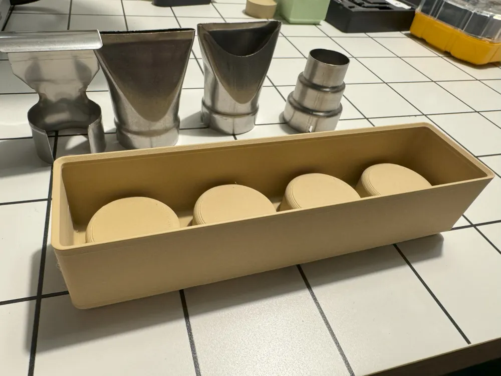 Gridfinity - Makita Heatgun Nozzle holder by varzaman - MakerWorld