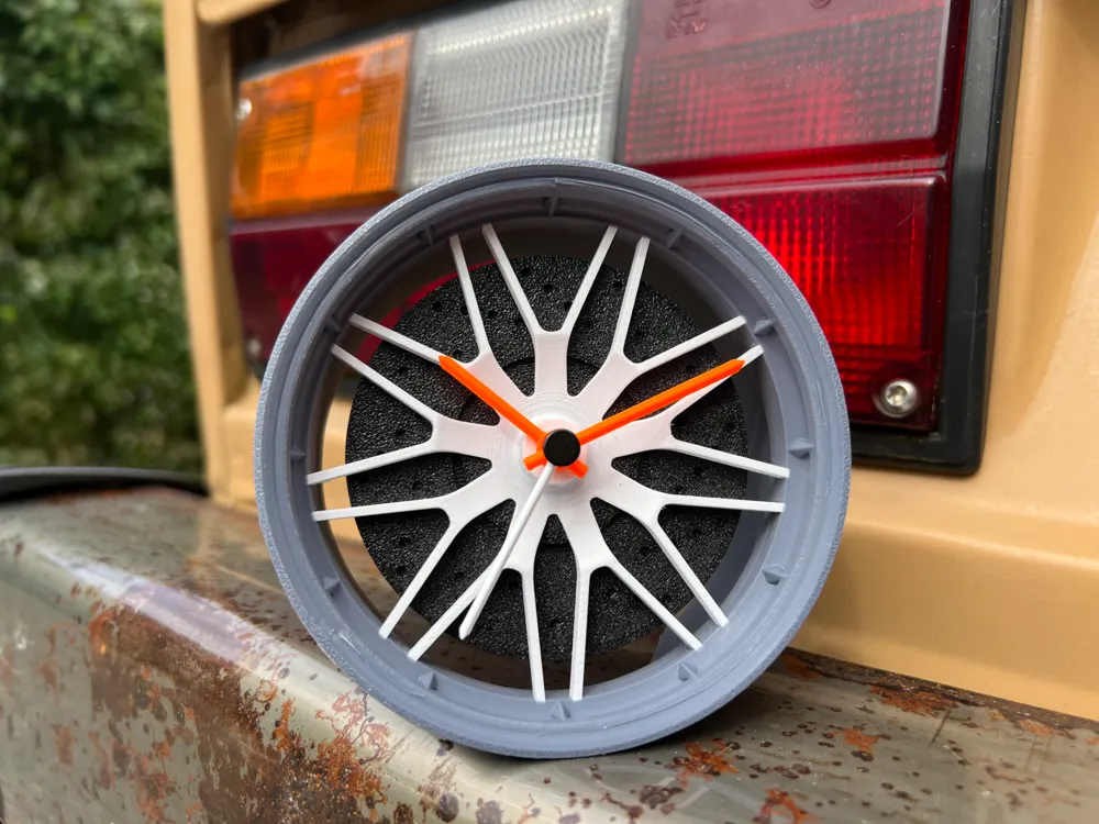 Rim Clock by empty.beer - MakerWorld