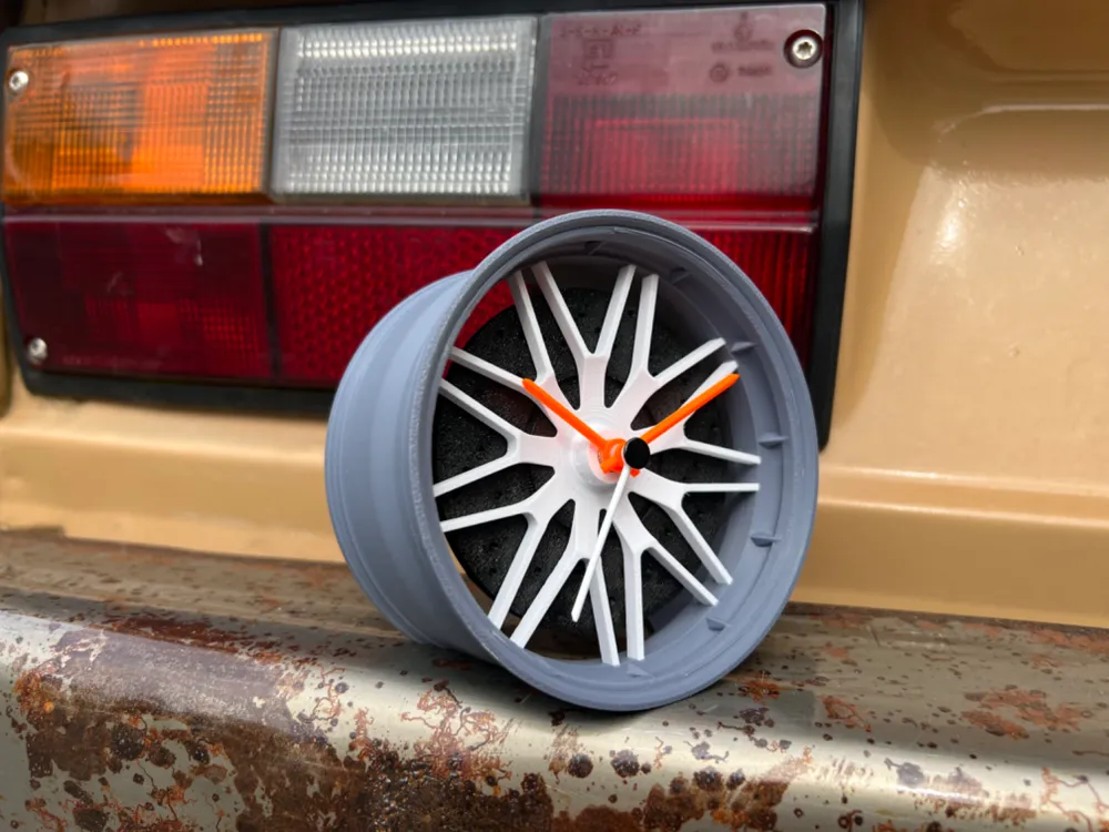 Rim Clock by empty.beer - MakerWorld