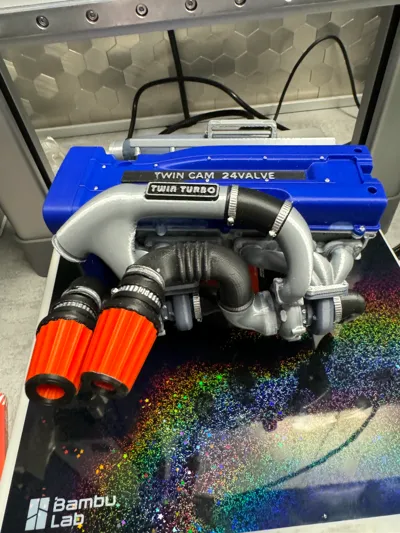 Twin Turbo Kit for the RB26DETT model by Danko_Creates MakerWorld ...