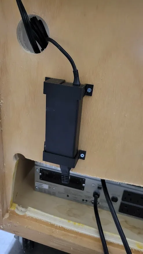 HP 90w power brick mount by 463n7 - MakerWorld