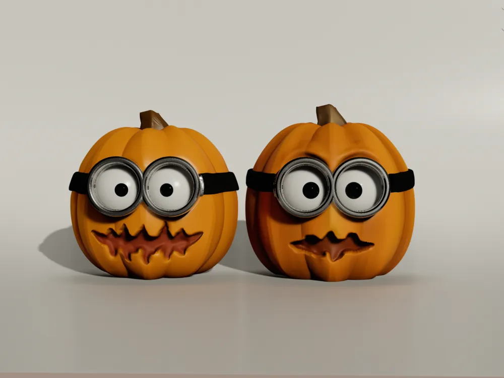 Minion pumpkins multicolor by Hold_Ctrl - MakerWorld