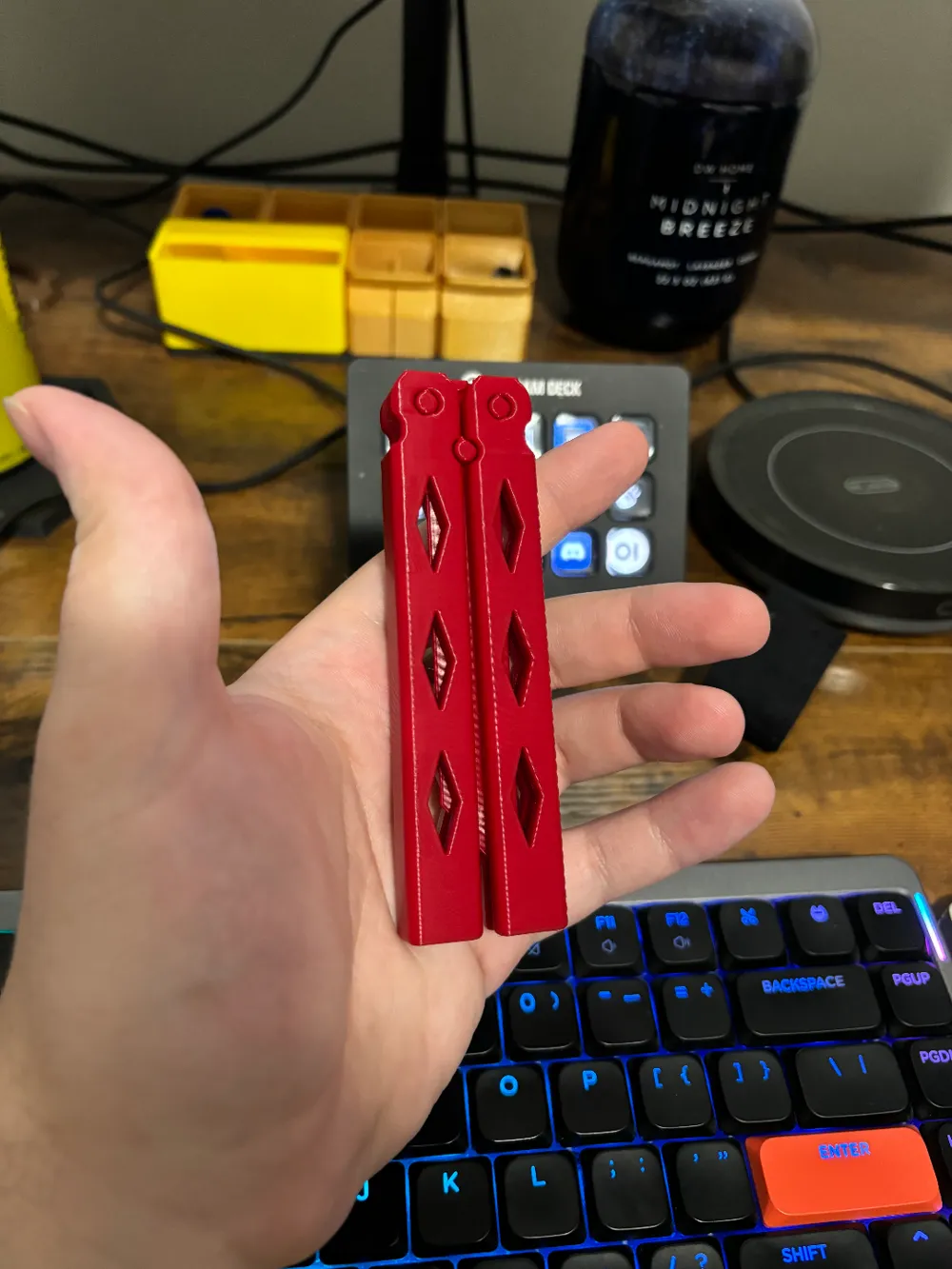 Butterfly Knife - Print in Place - Balisong - Free 3D Print Model ...