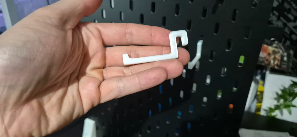 Skadis simple hook - attacco bacheca skadis by Greg - MakerWorld