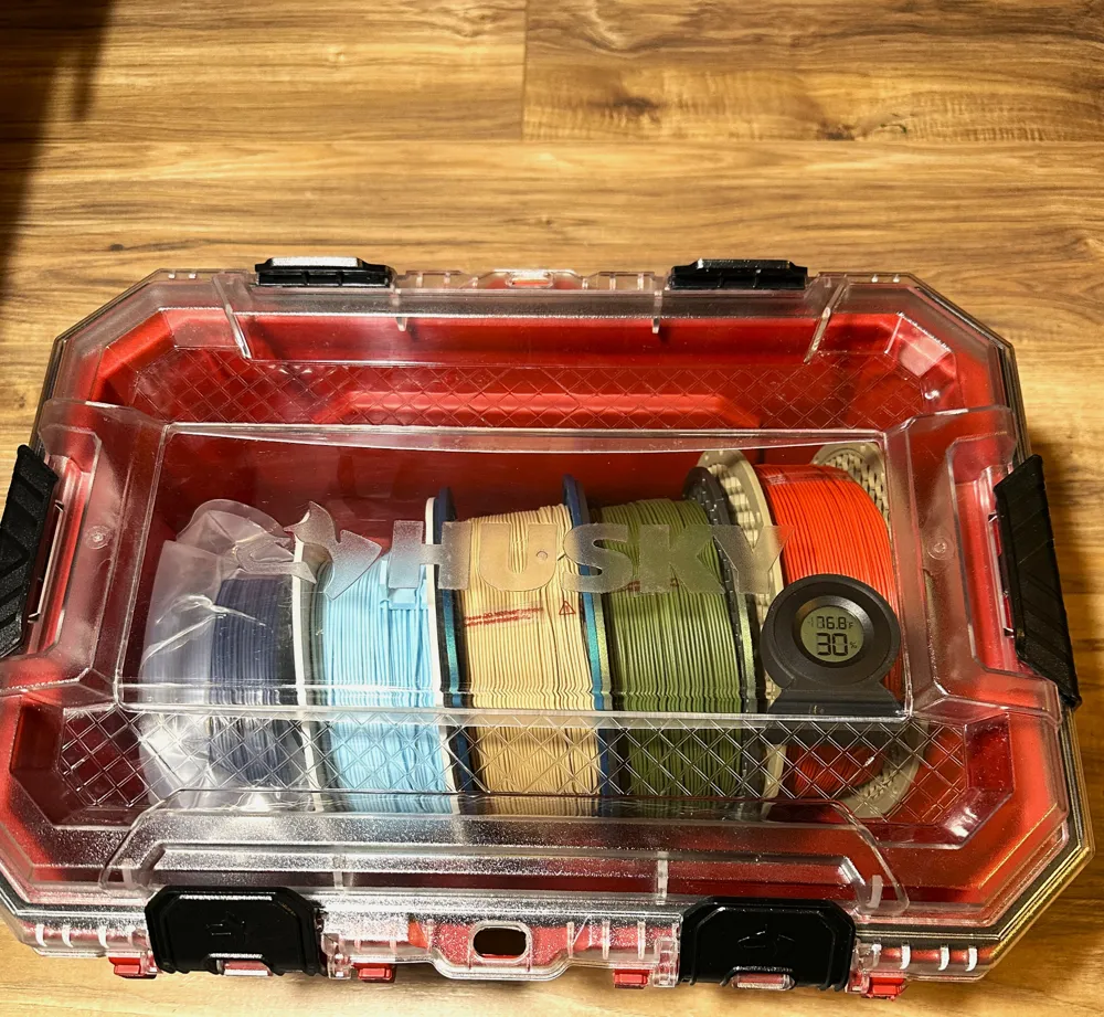 Hygrometer Display for Husky 5 Gallon Storage Box - Free 3D Print Model ...