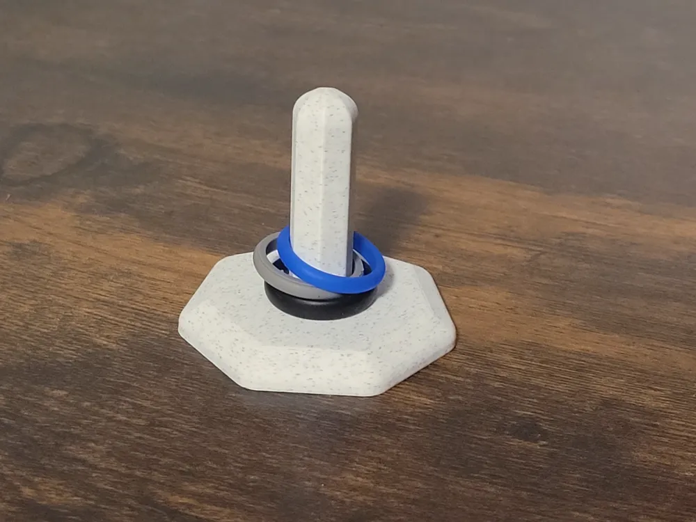 Simple Ring Holder Stand by PrintMint - MakerWorld
