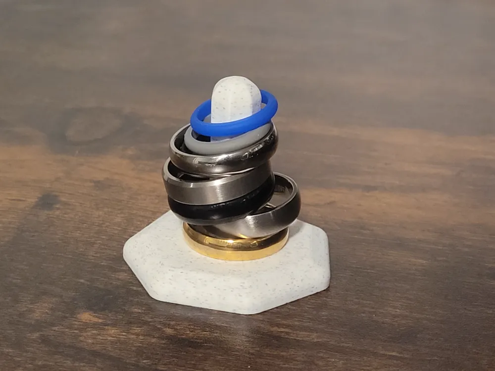 Simple Ring Holder Stand by PrintMint - MakerWorld