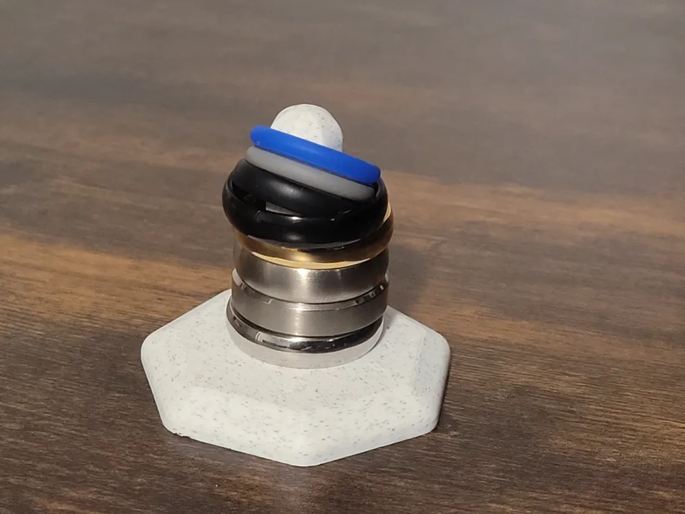 Simple Ring Holder Stand by PrintMint - MakerWorld