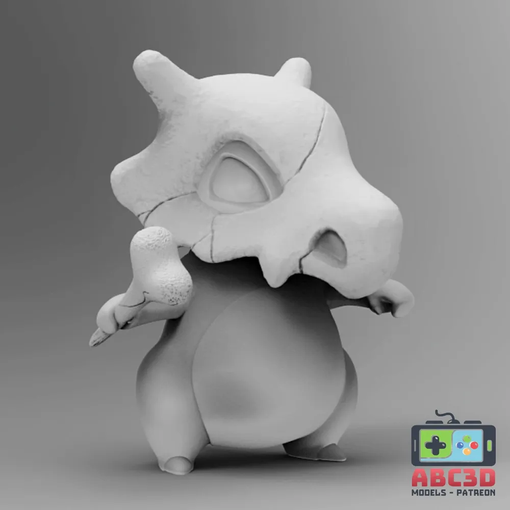 Cubone 3D Pokémon Pokemon Figure Pokemon by ABC3D - MakerWorld