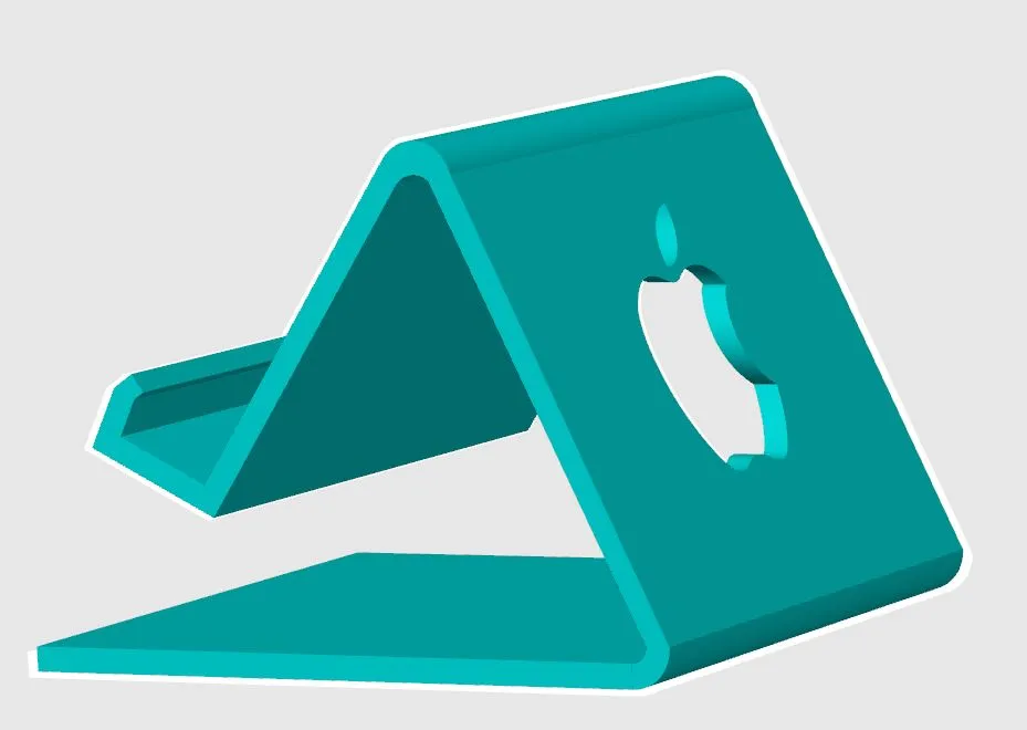 iphone stand with logo by Rago3D - MakerWorld