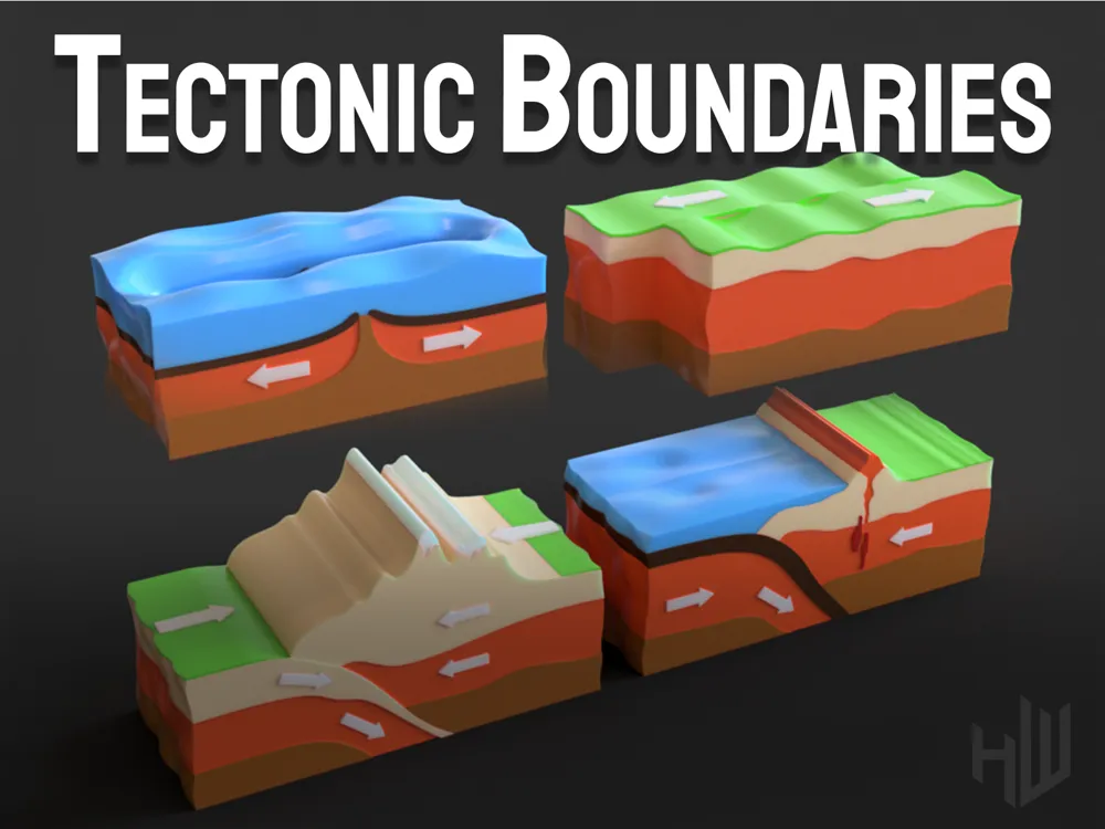 Tectonic Plate Boundary Models by WhiteStudio MakerWorld: Download Free ...