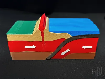 Tectonic Plate Boundary Models by WhiteStudio MakerWorld: Download Free ...